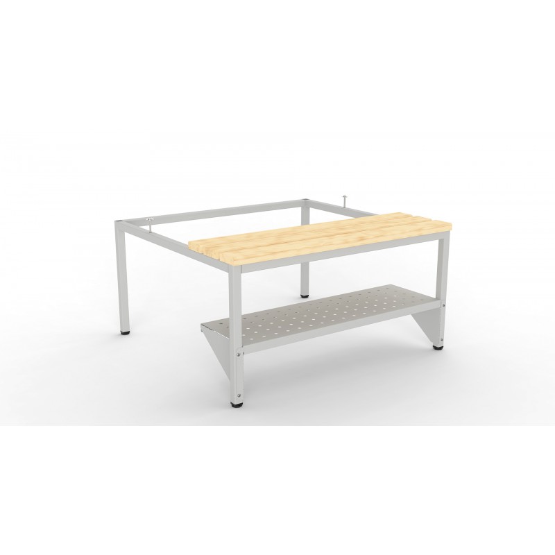 Sole and bench for professional wardrobe