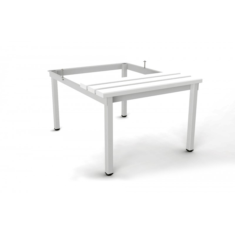 Sole and bench for professional wardrobe