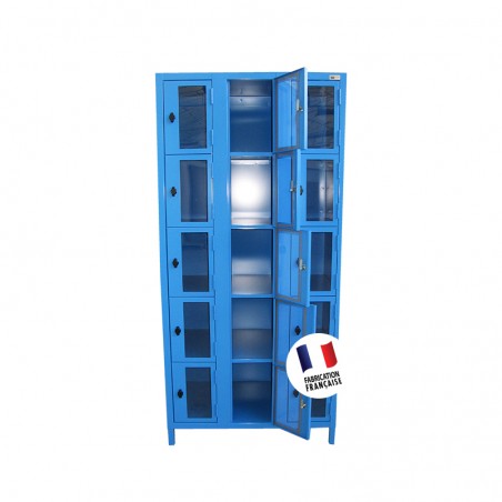 Meuble de rangement portes plexiglas | Akaze