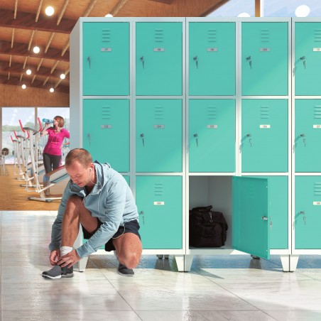 Metal locker cabinet for communities | Akaze
